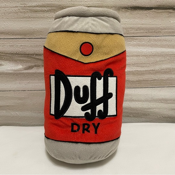 Universal | Accents | Simpsons Duff Dry Beer Can Plush Pillow 4 Tall ...